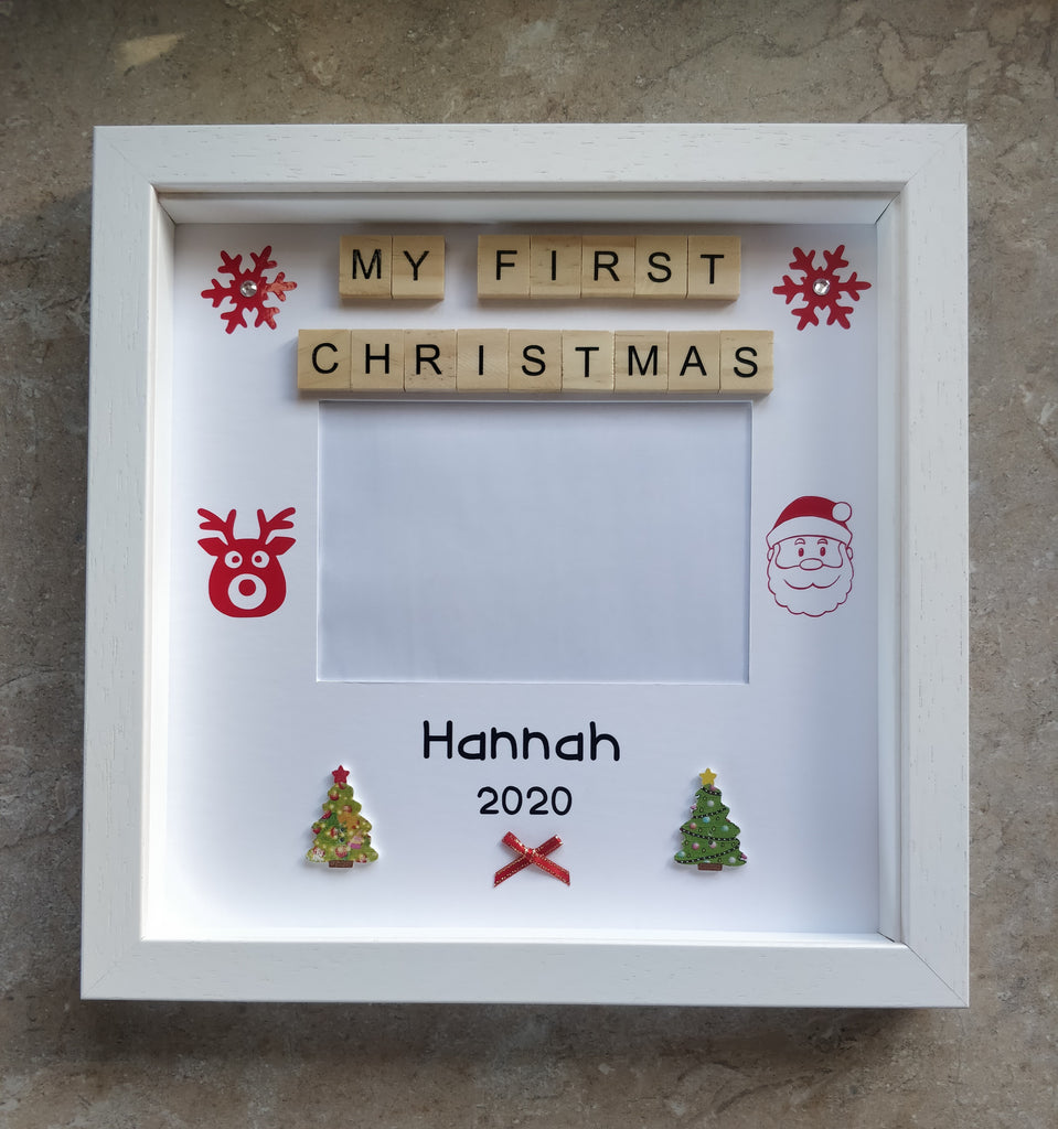 My First Christmas personalised frame – Life-in-Frames